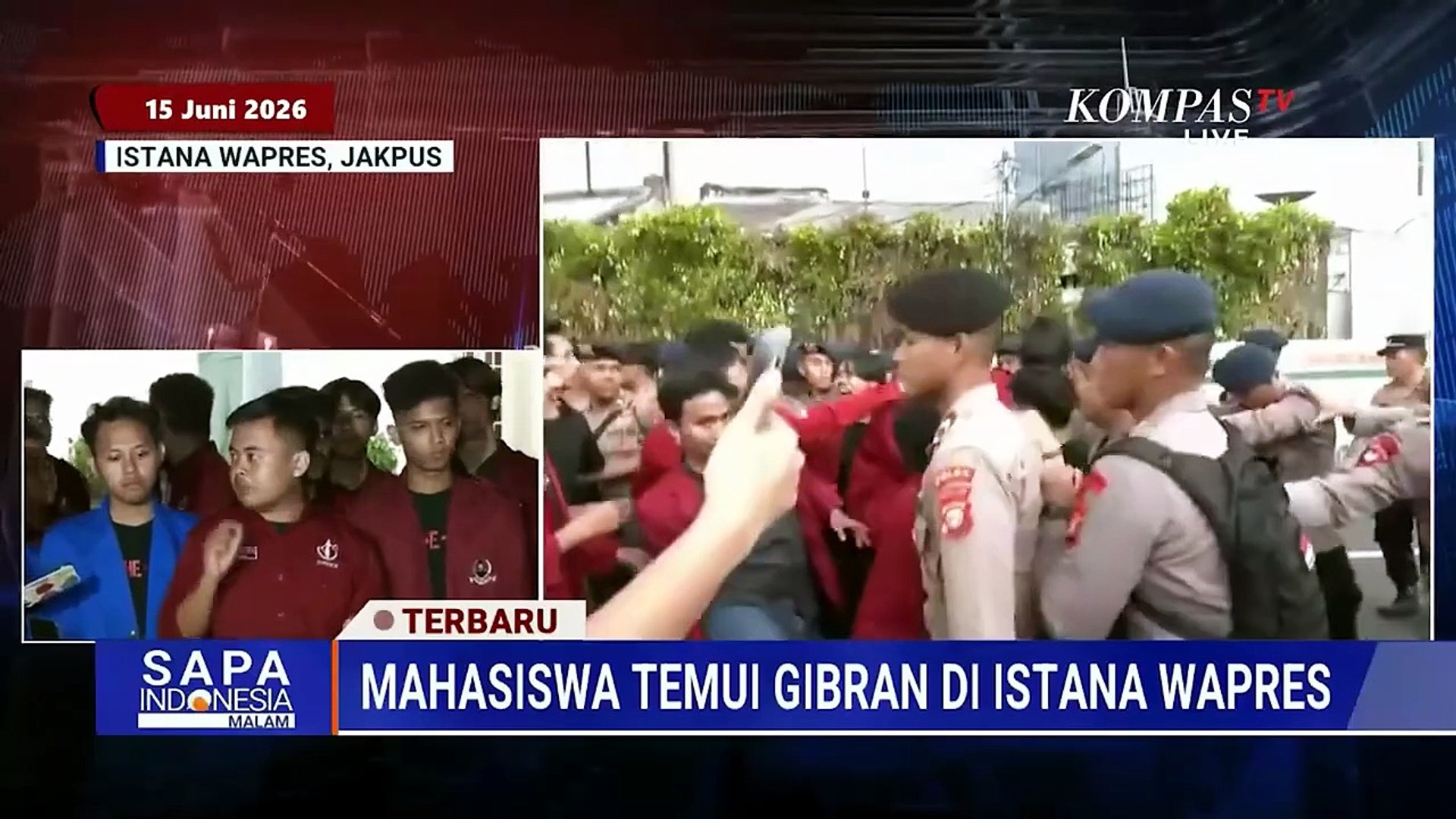 Janji Gibran ke mahasiswa, akan sampaikan sederet tuntutan ke Presiden ...