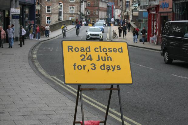 York side street near busy bridge to close for water works
