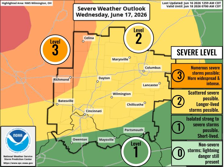 Tornado threat rises west of Ohio as severe weather targets Midwest