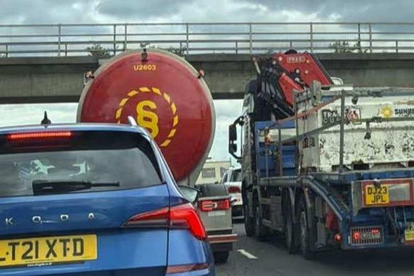 M58 bus fire leaves motorway closed in Lancashire as major traffic ...