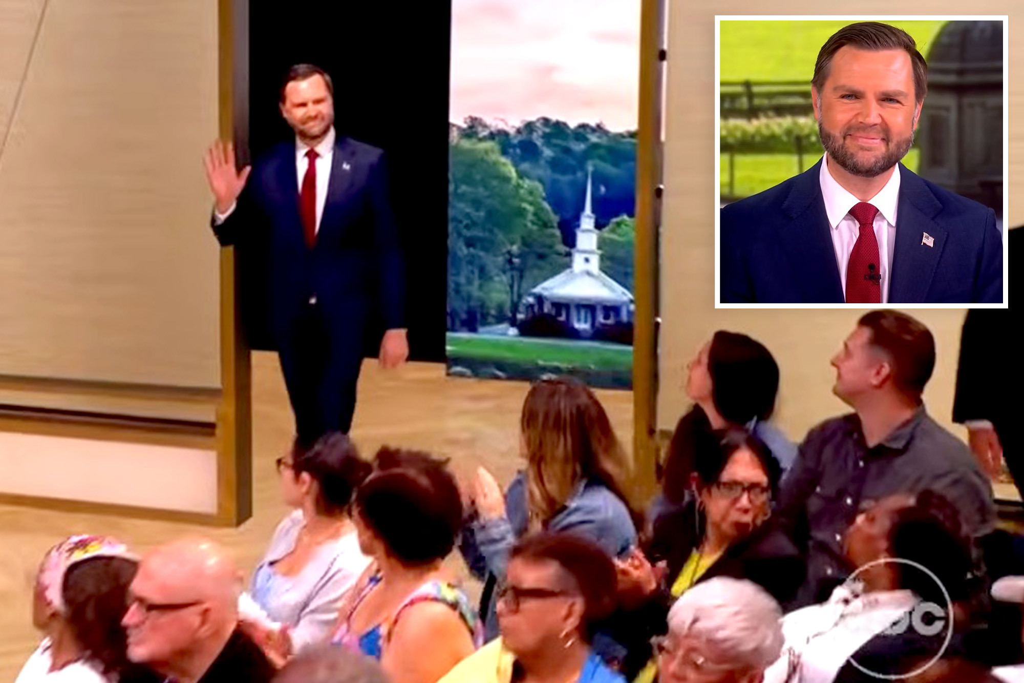 JD Vance draws mix of applause, stone-cold silence during interview on ...