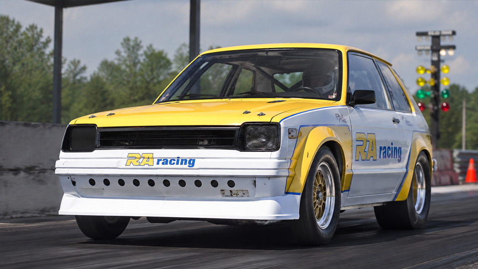 1000HP Delta RR1 EVO full boost drag strip action