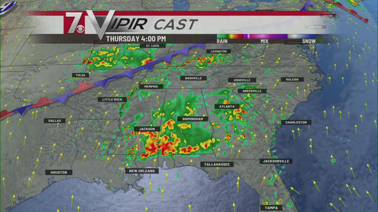 Sunny and hot Wednesday before rain moves in Thurs. & Fri.
