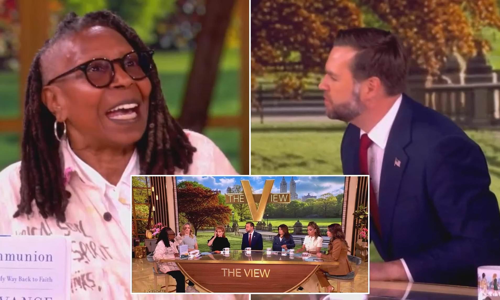 JD Vance silences clamoring women of The View as they jump to interrupt ...