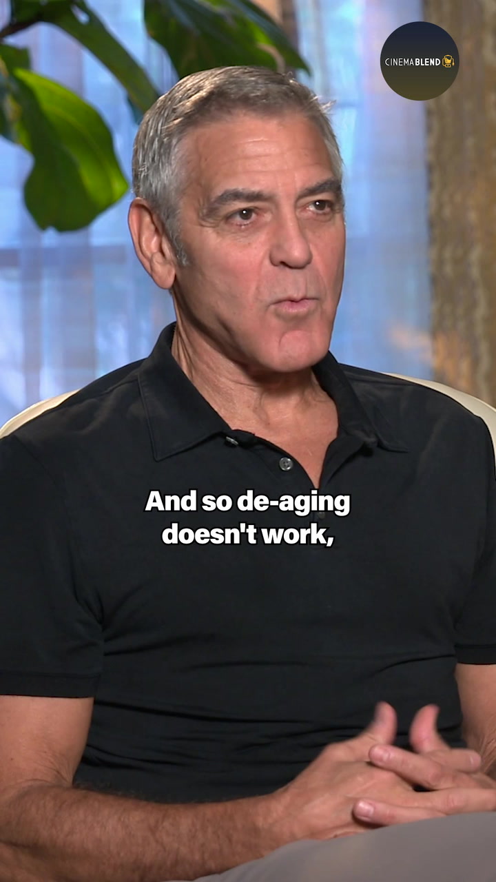 George Clooney explains why de-aging actors doesn't work
