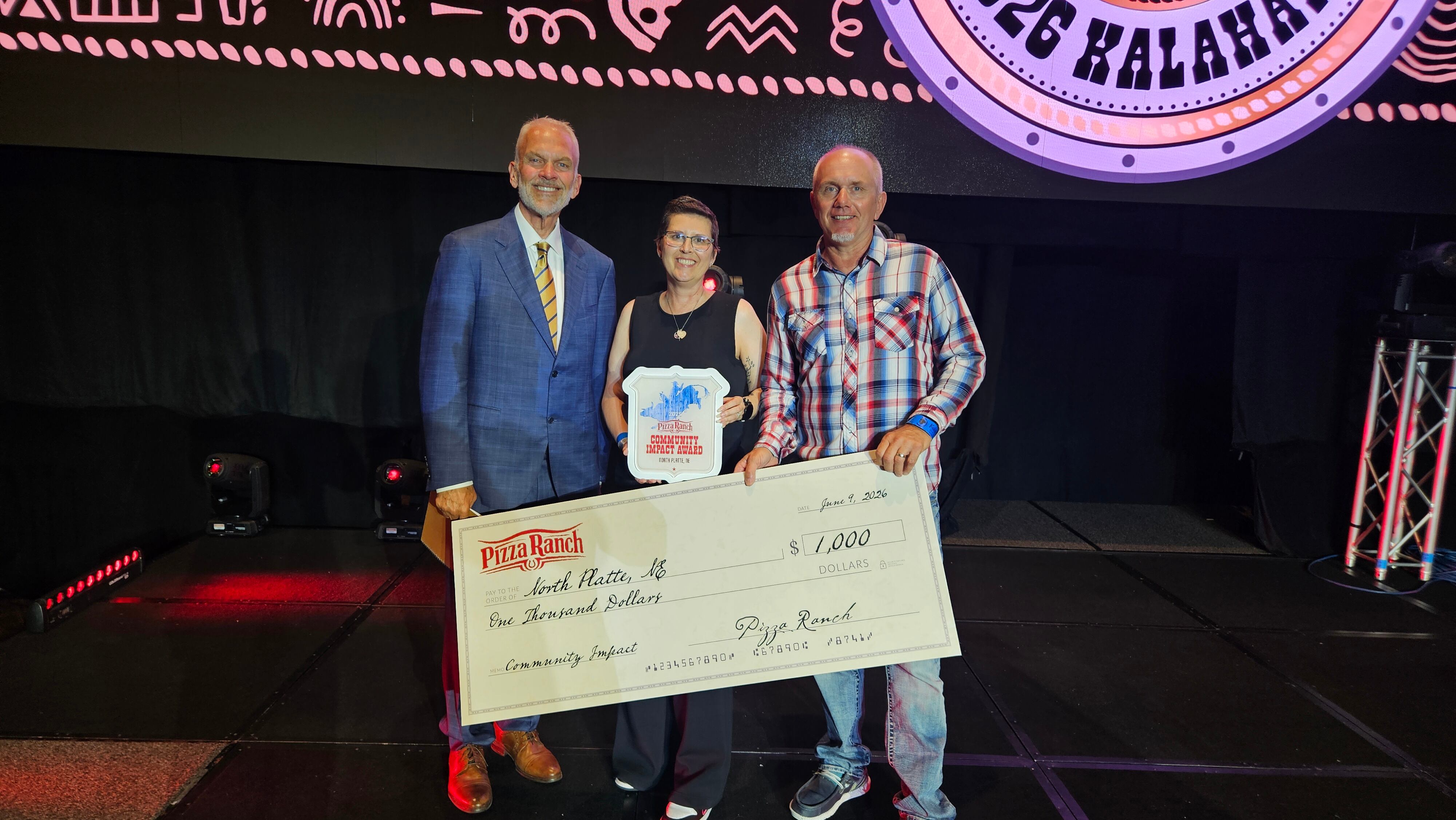 North Platte Pizza Ranch owner receives national community impact award