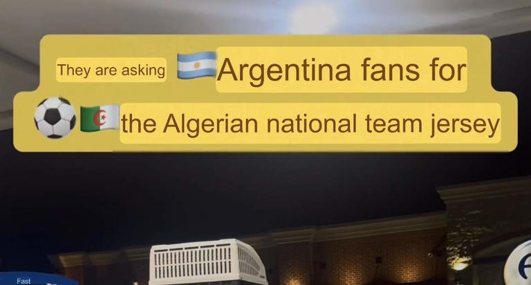 Argentina and Algeria fans swap jerseys at KC gas station ahead of ...