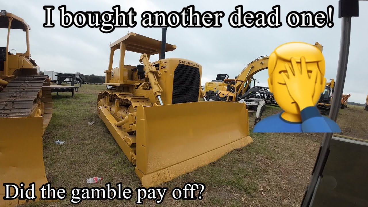 testing my auction cat d7f dozer