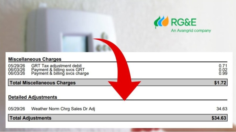 RG&E customers see bill adjustments after weather data error