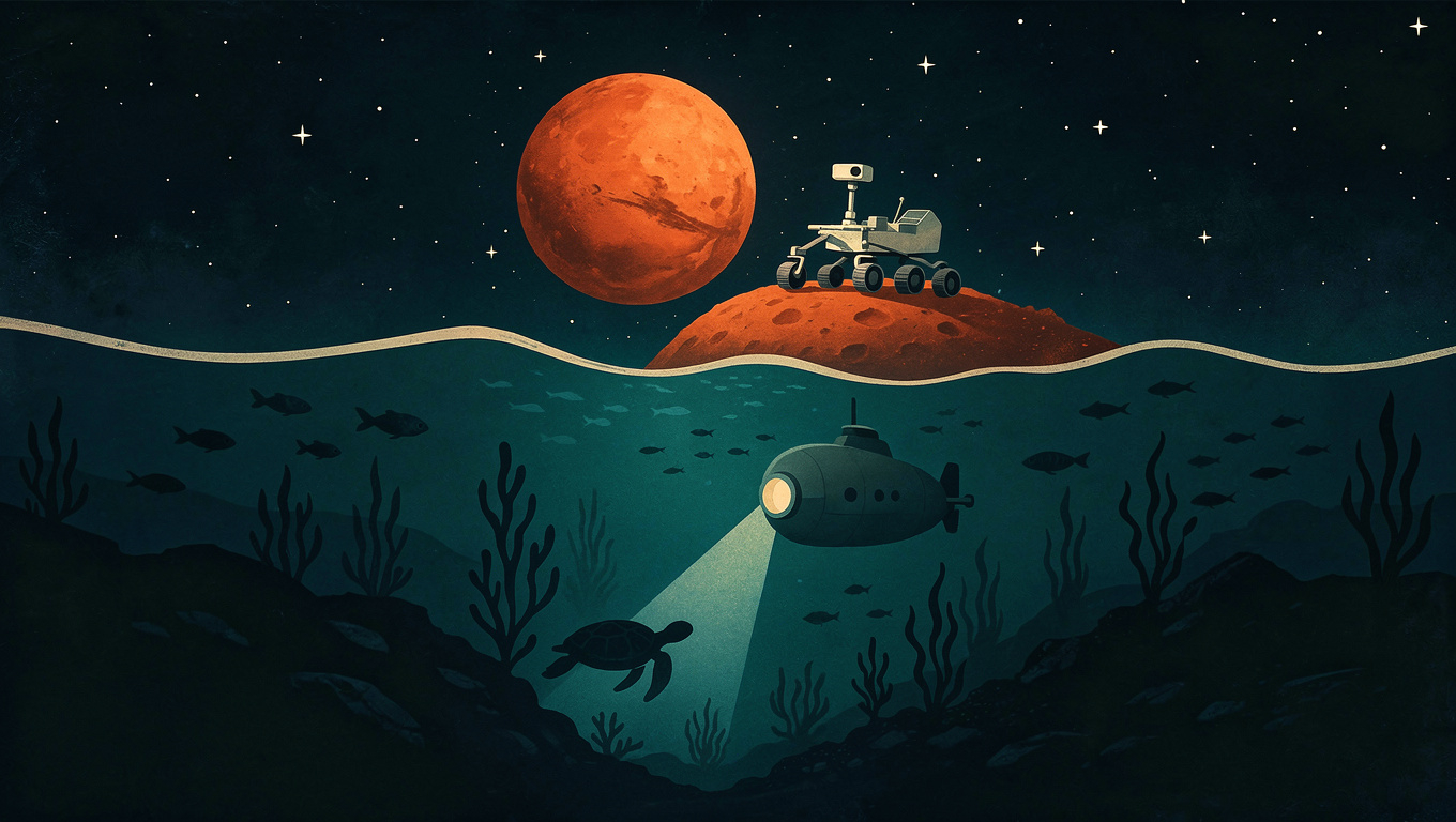 The ocean theory that claims Mars is hidden below us