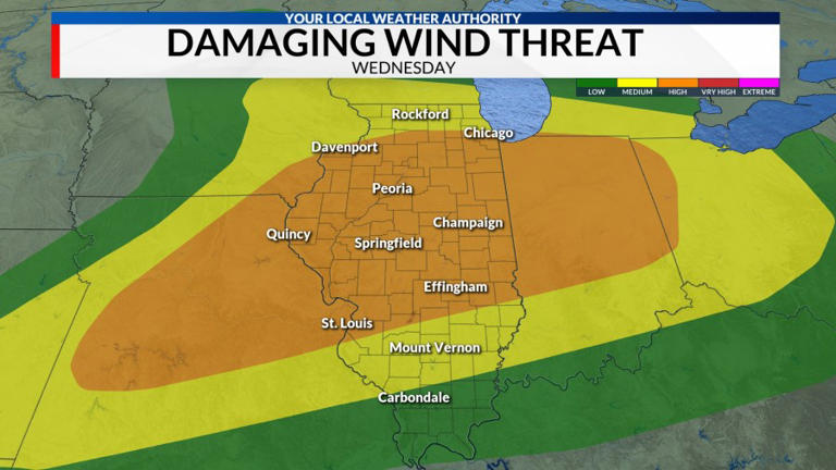 Severe weather alert day: Tornado outbreak expected Wednesday