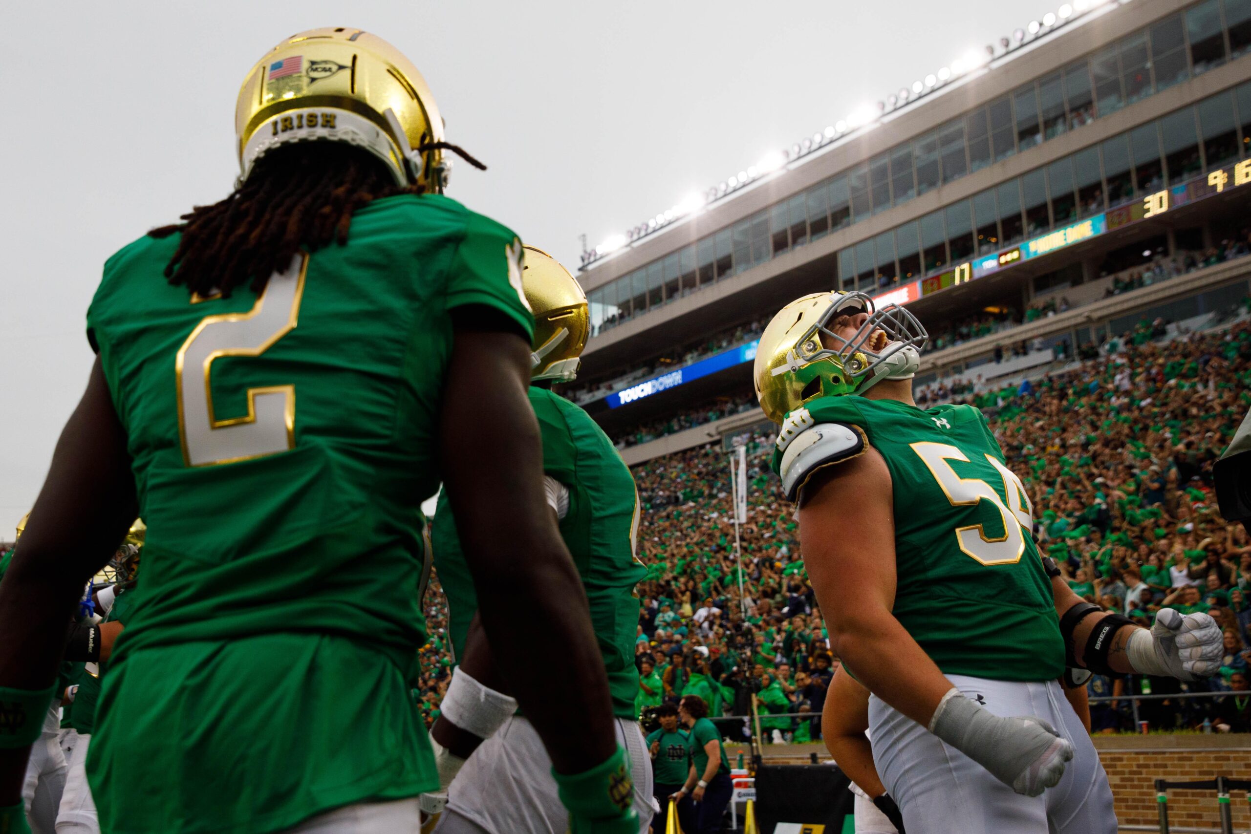 Anthonie Knapp 2027 NFL draft: scouting report for Notre Dame, IOL