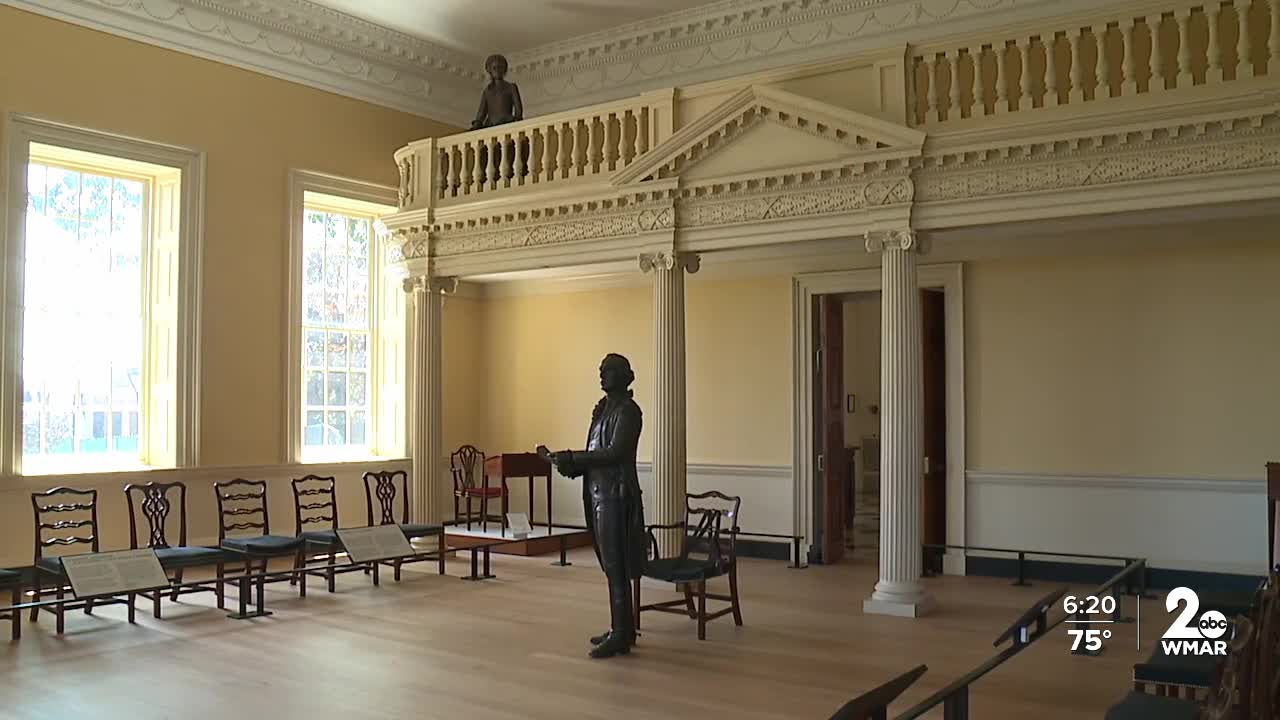 Maryland's State House stands as a symbol of the revolution