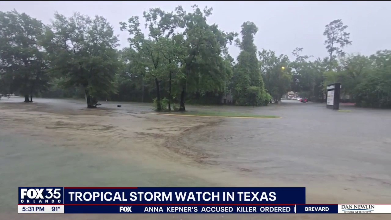 Tropical storm watch in Texas as tropical threat nears