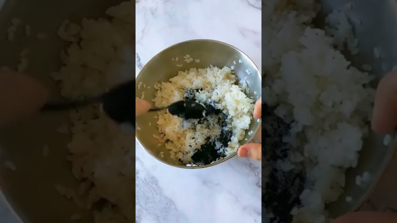 How to make black sushi