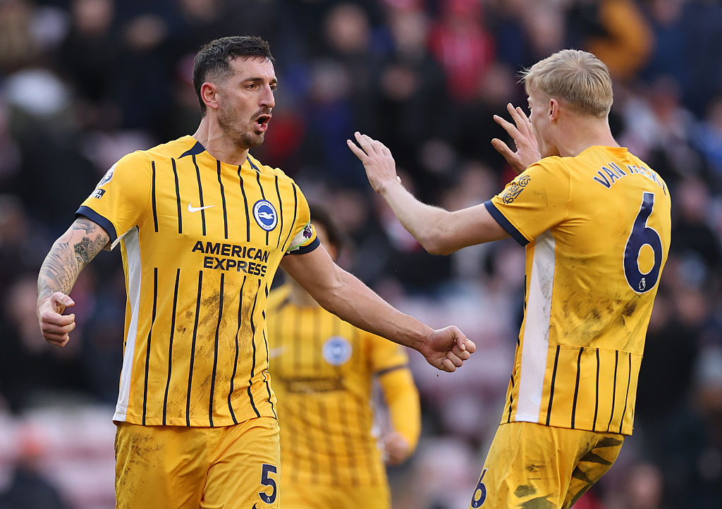 Lewis Dunk's Jan Paul van Hecke and Roberto De Zerbi claim amid ...