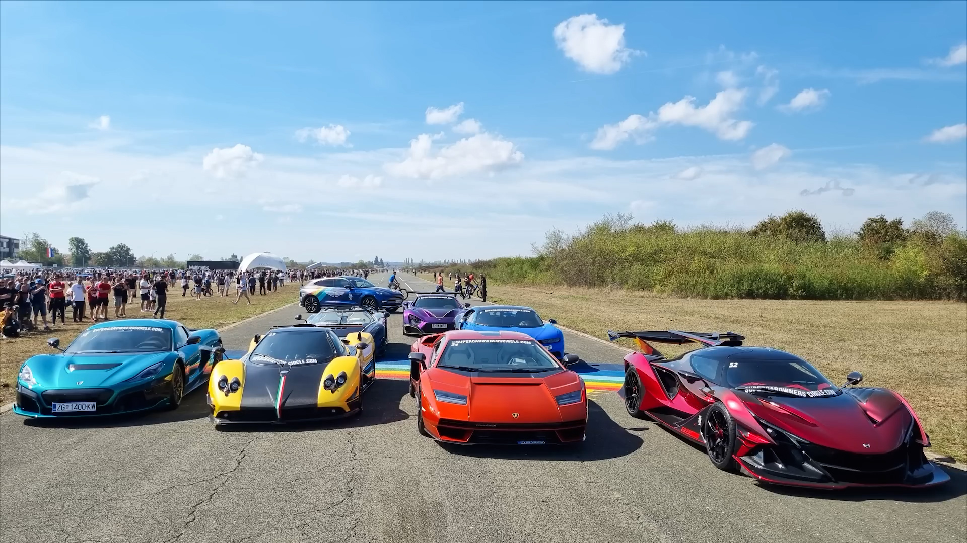 The world's most expensive cars on the drag strip