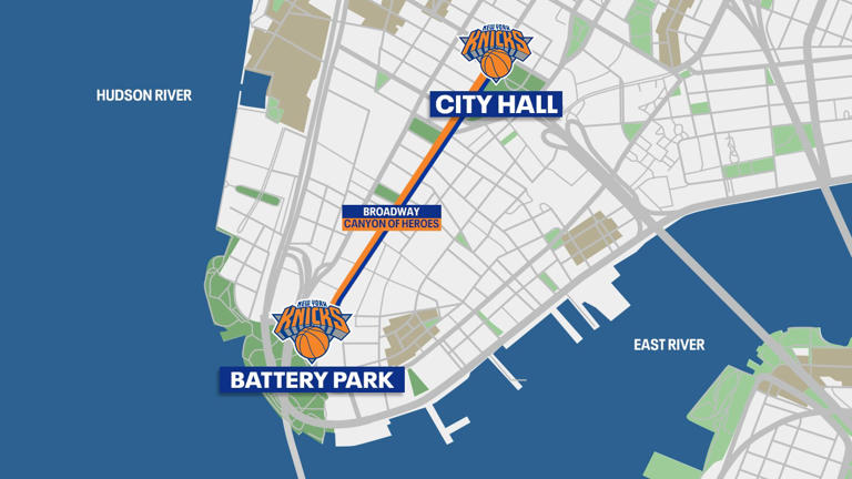 Knicks parade 2026: Road closures, MTA changes and parking restrictions