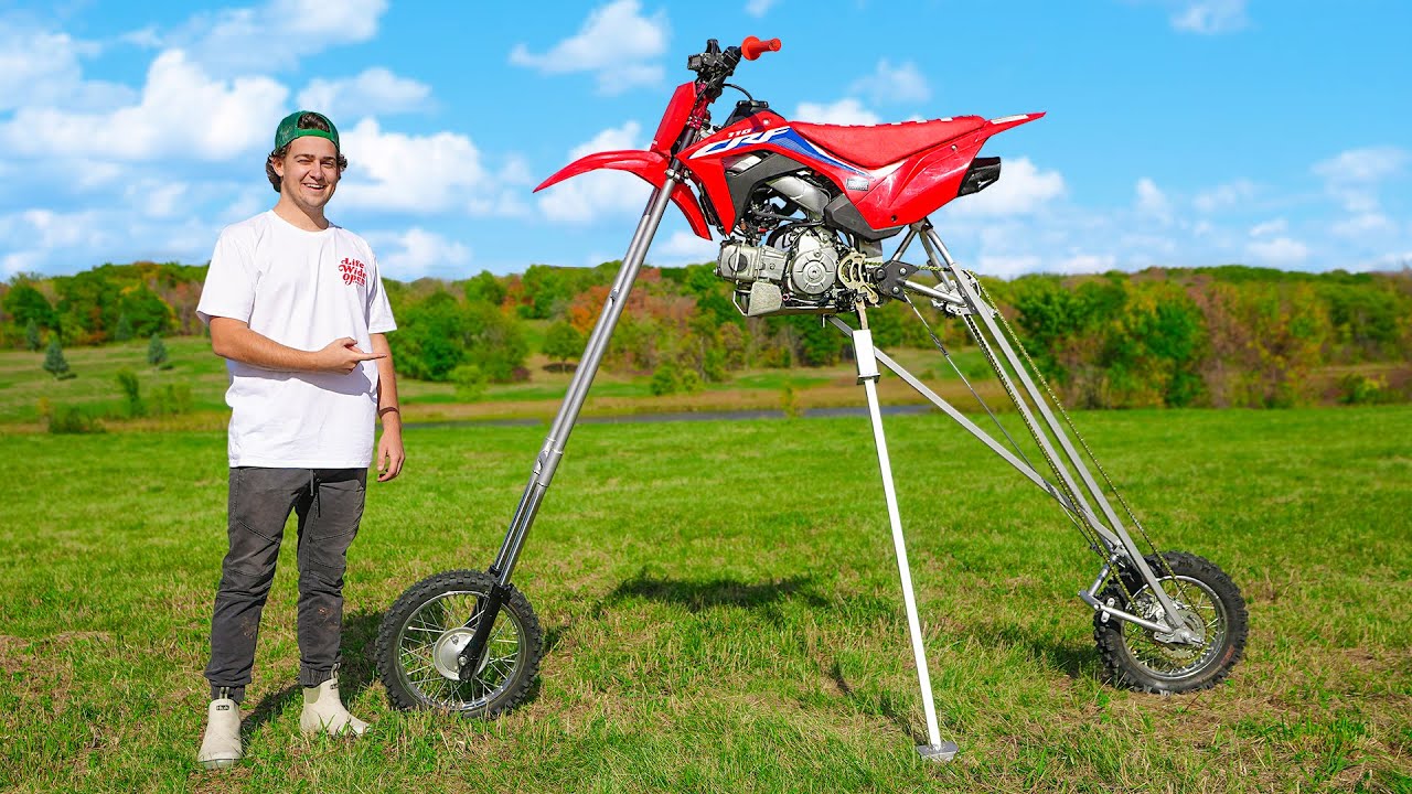 6-foot-tall dirt bike 💥
