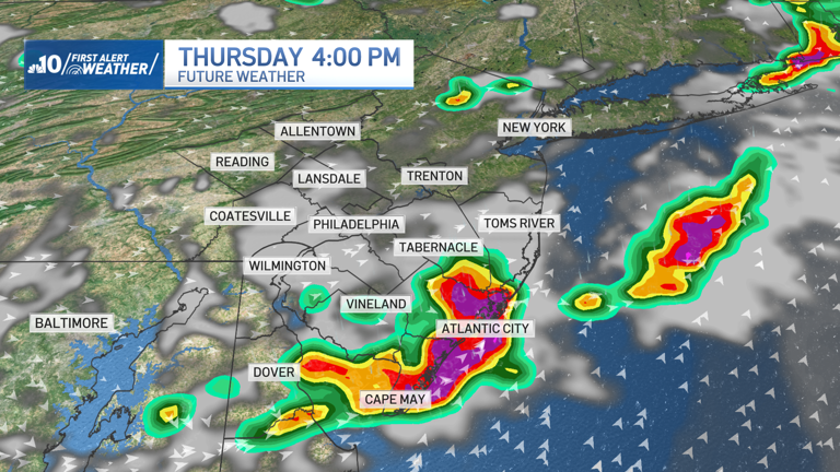 Warmer with spotty thundershowers Wednesday