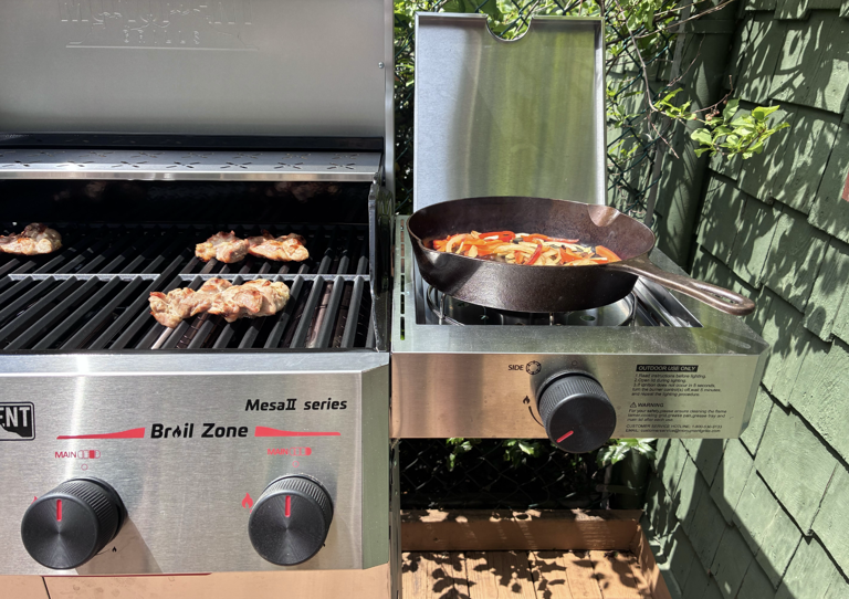 The best grilling accessory is hanging on your cookware rack