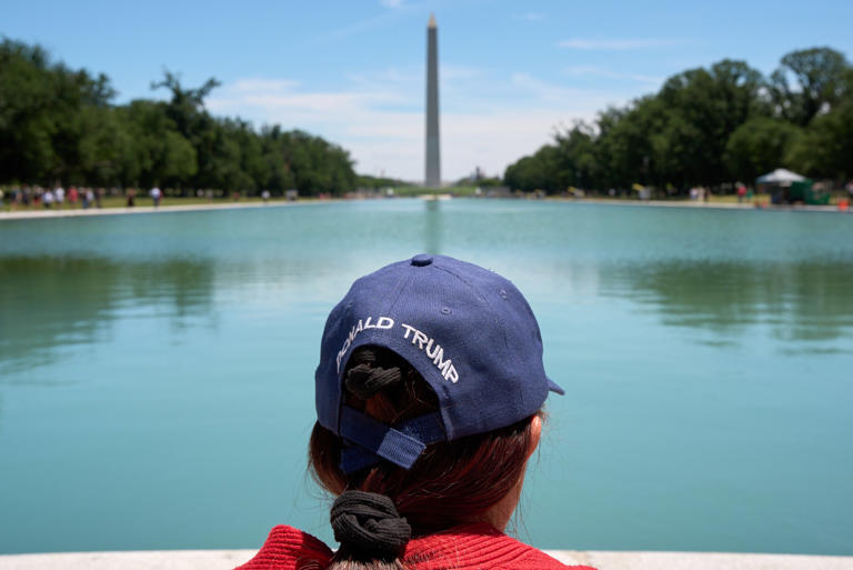 Lincoln Memorial Reflecting Pool: Passersby in DC debate water's color