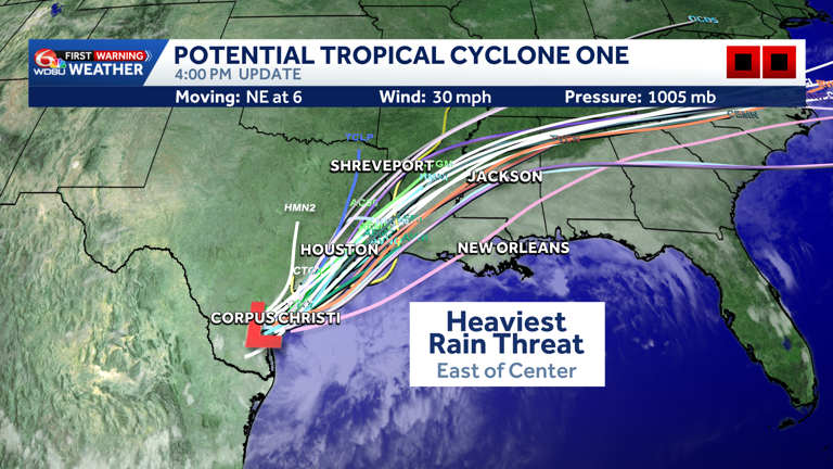 Tracking PTC One: See our interactive radar, latest cone, and maps