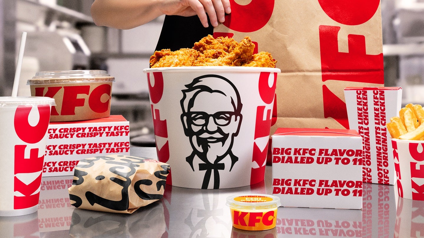 KFC unveils brand revamp with new menu, drinks and store formats