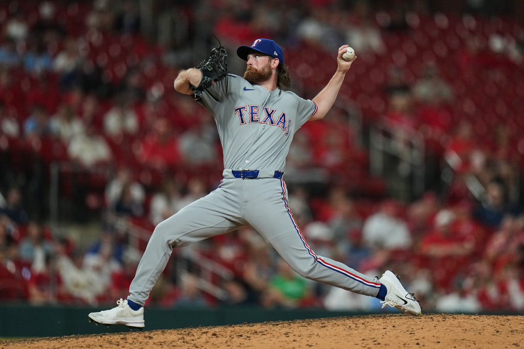 Rangers rookie officially gets 1st MLB win 4 days after beer shower to ...