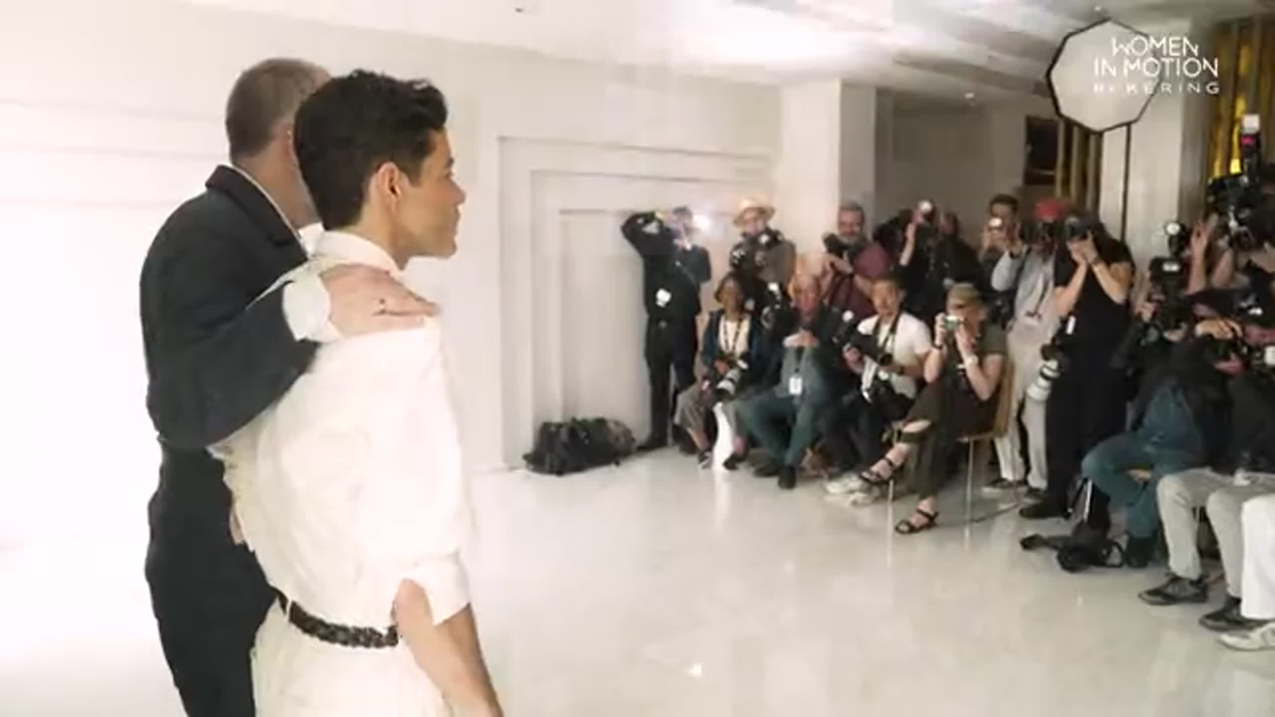 Rami Malek in Ira Sachs' Women in Motion talk at Cannes Film Festival
