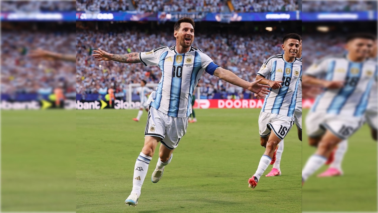 Lionel Messi marks record sixth World Cup appearance with stunning goal ...