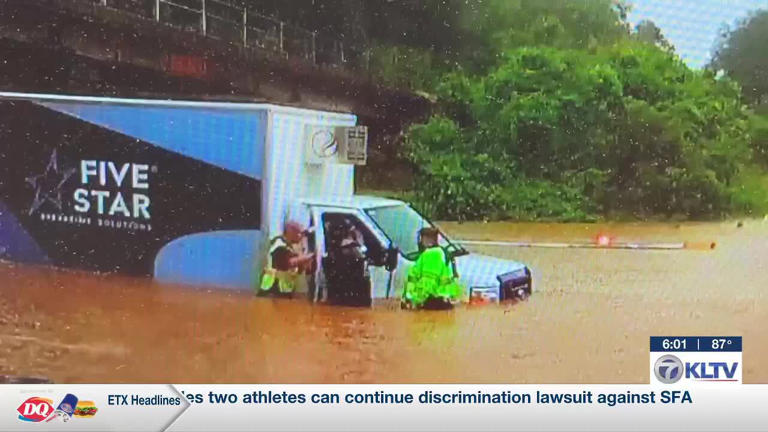 Watch: Water rescue caught on camera during Marshall flash flooding