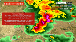 Tornado warning downgraded as thunderstorm sweeps over Medicine Hat ...