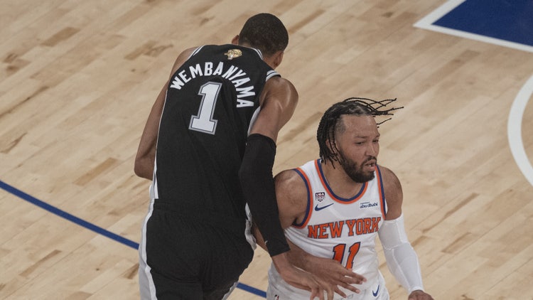 Jalen Brunson reveals why he kept his cool after being shoved by Wemby ...