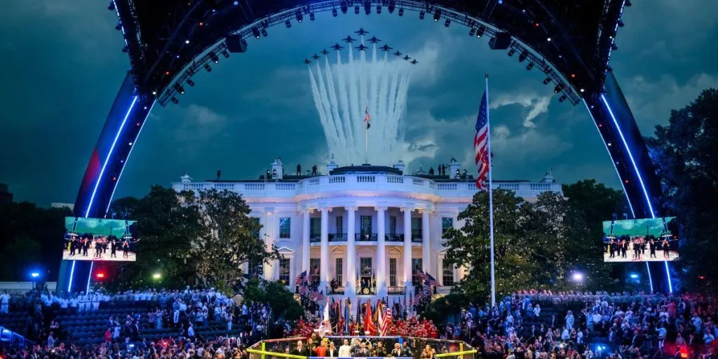 Trump's UFC bash leaves White House lawn needing $1 million in repair work