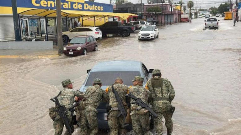 Activan Plan DN-III-E en Monclova, Coahuila, por intensas lluvias