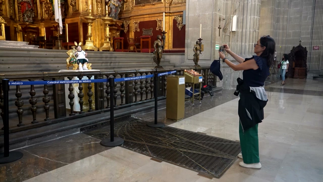 Baby Jesus dons Mexico jersey as soccer fans pray for World Cup glory