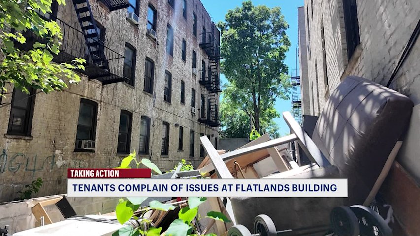 Tenants complain of multiple issues at Flatlands apartment building