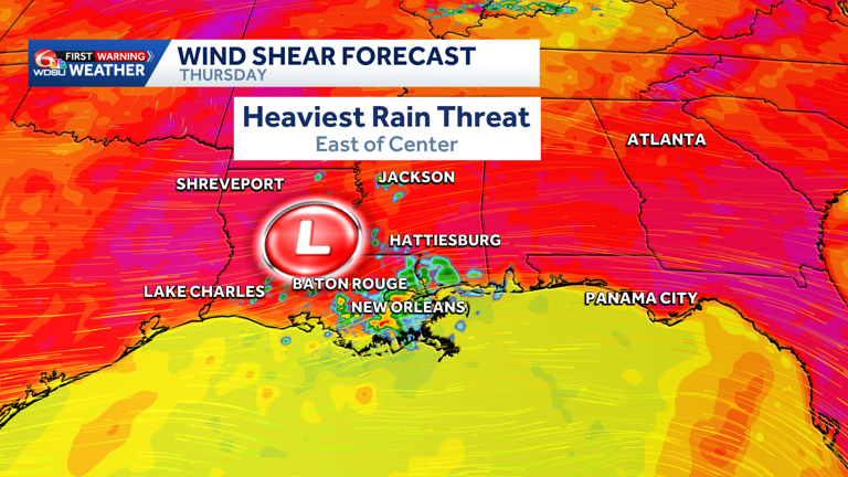 There are two scenarios for tropical rain across New Orleans. Here's ...