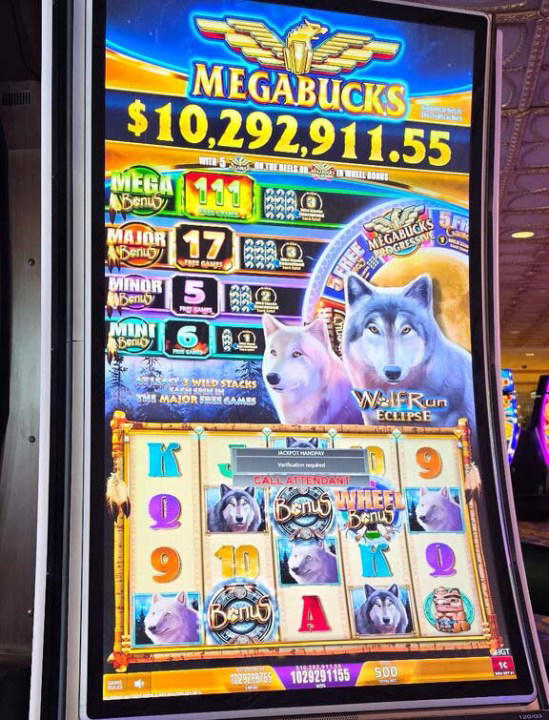 Megabucks winner in Las Vegas collects more than $10 million at Westgate