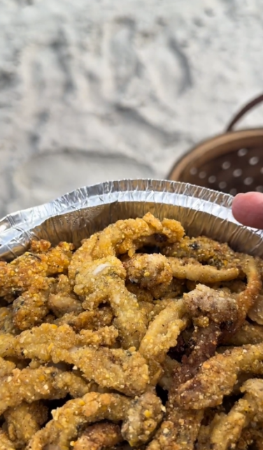 Vegan clam strips that taste so real and crispy