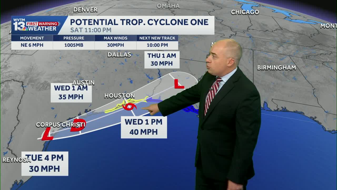 Tropical storm forming in the Gulf, Arthur brings rain and storms to ...