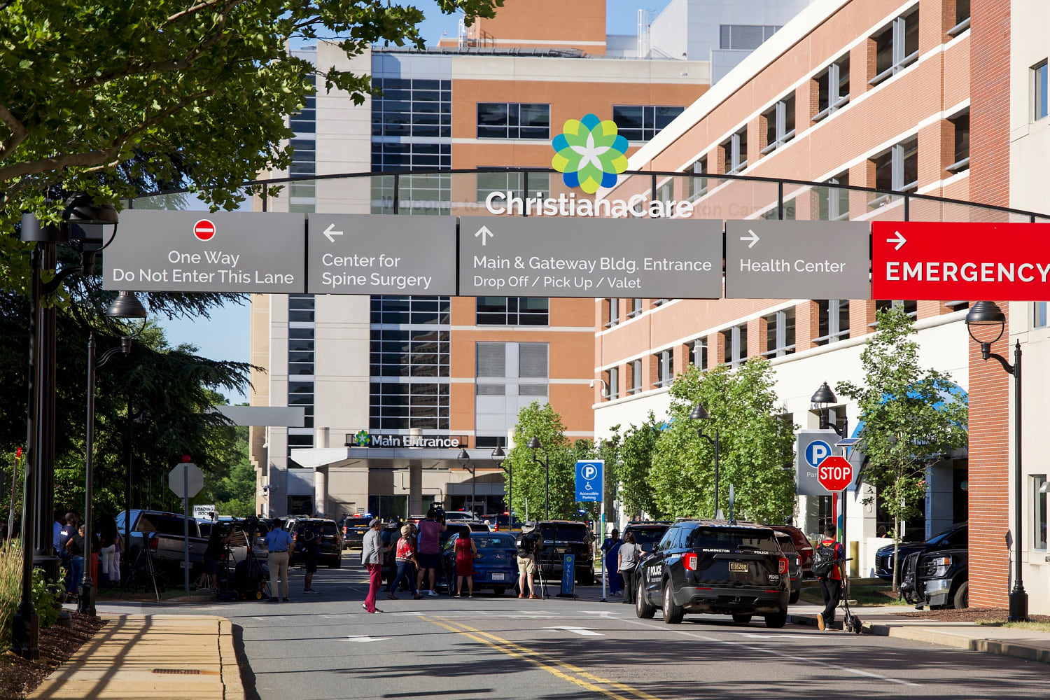 One killed, one injured at Delaware hospital as shooter remains at large