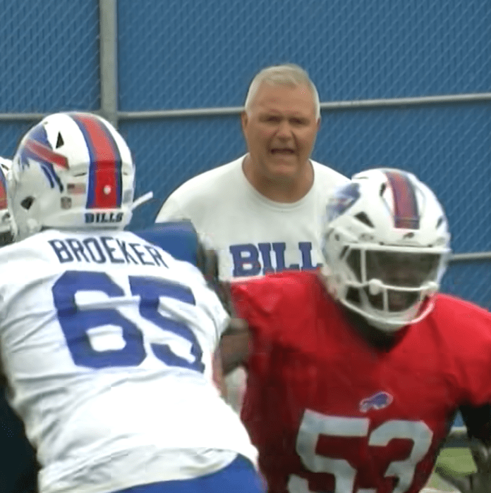 Bills offensive line adjusting smoothly to new coach Pat Meyer