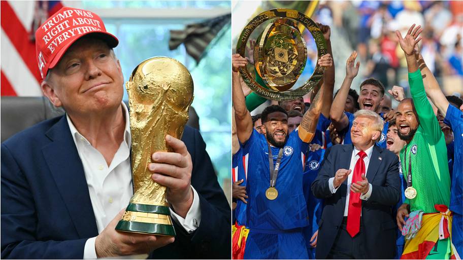 President Trump may have prominent role in 2026 World Cup trophy ...