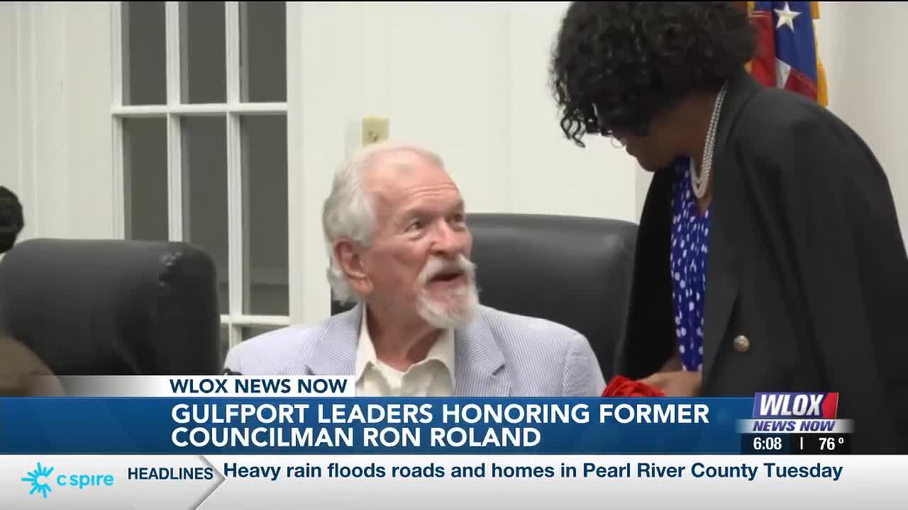 Gulfport honors former councilman Ron Roland