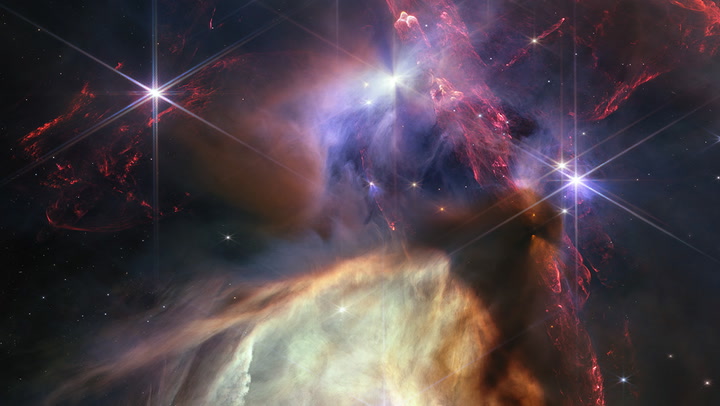 James Webb Space Telescope breathtaking 4K views of Rho Ophiuchi