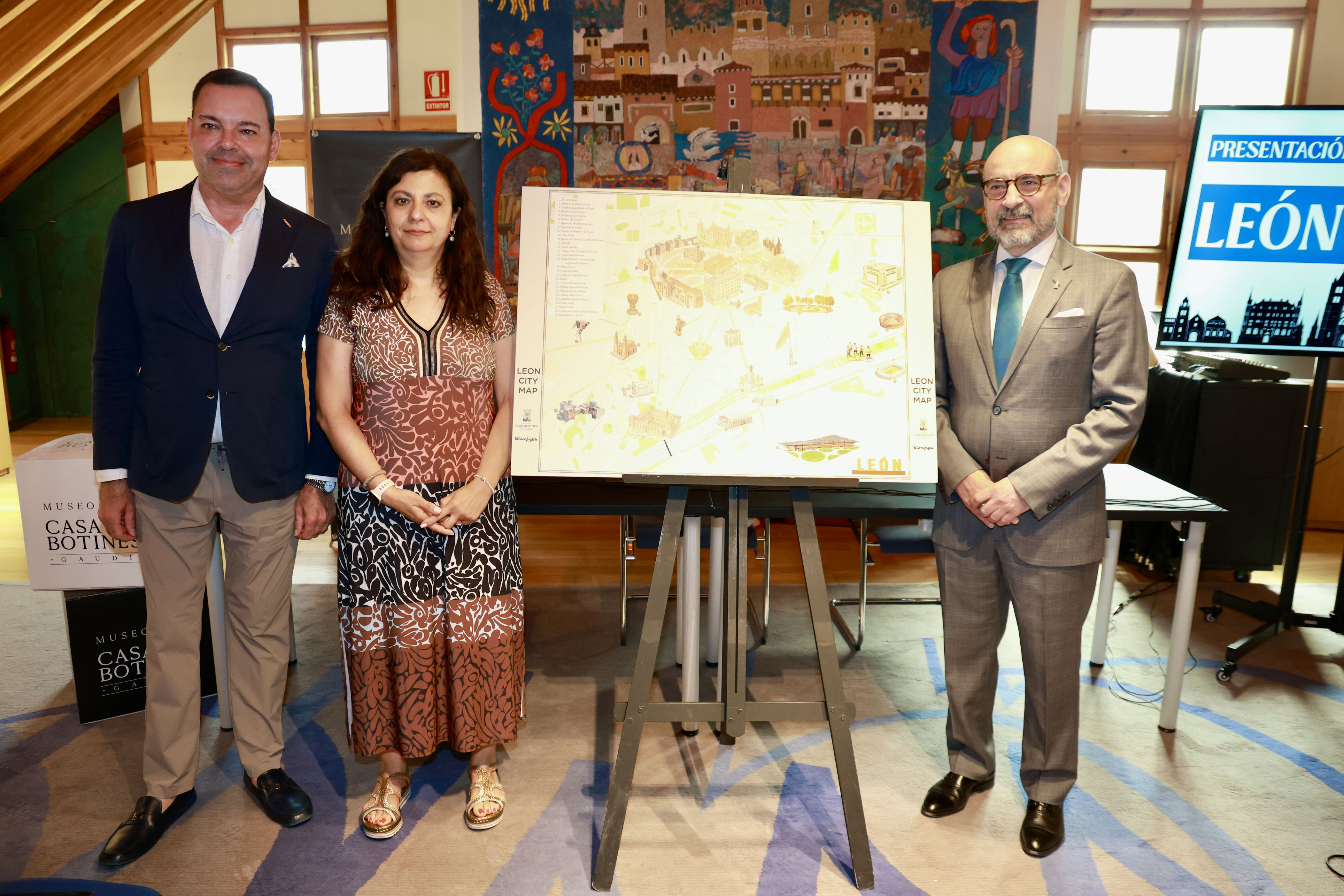 El Corte Inglés y Casa Botines editan un mapa de León que busca ser un ...