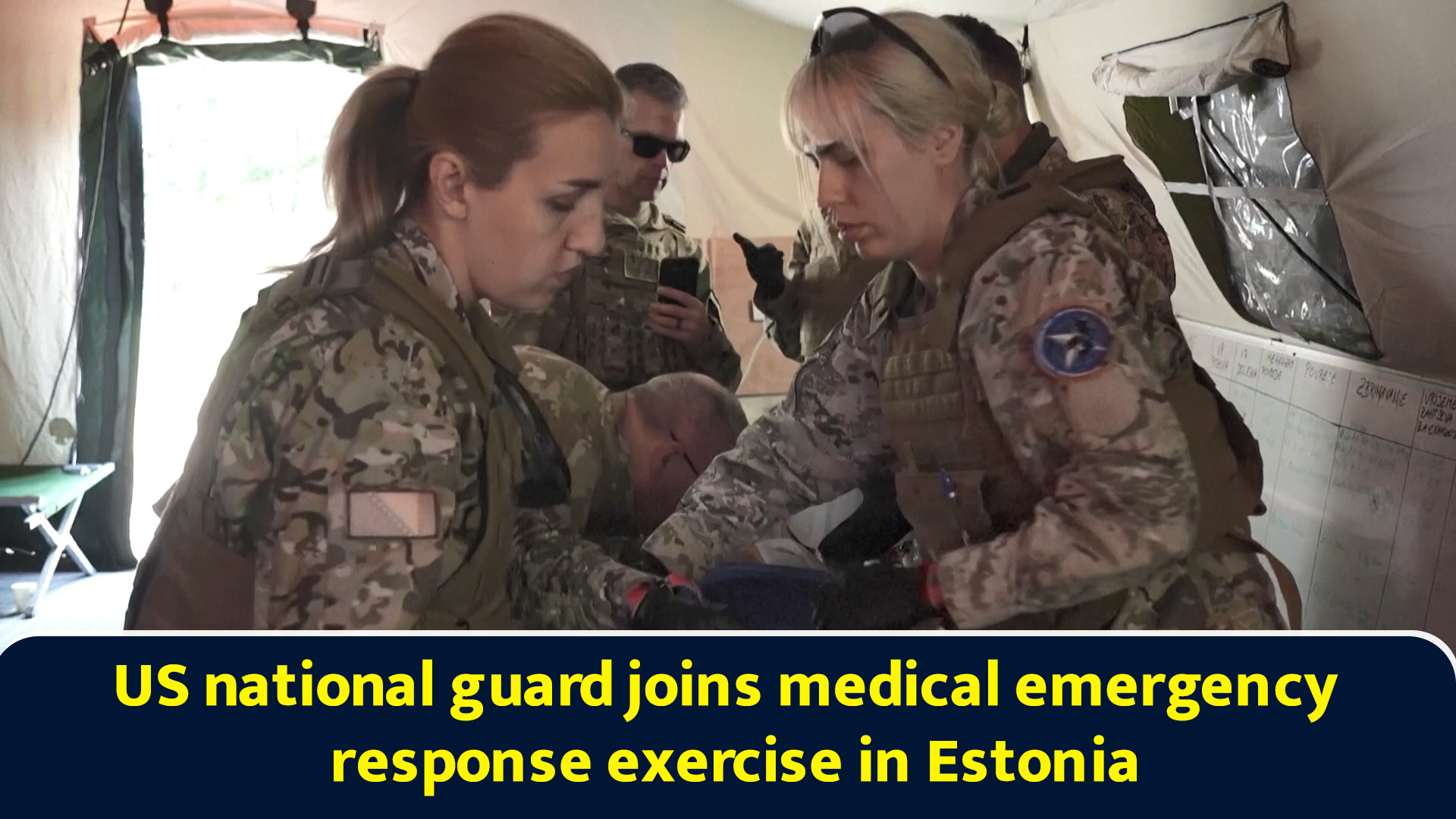 US National Guard joins medical emergency response exercise in Estonia