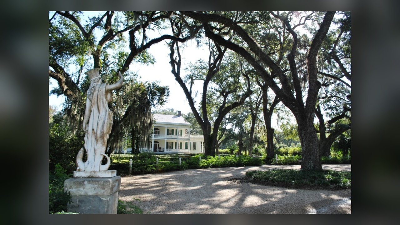 North of Baton Rouge, a skinny bluff town holds antebellum gardens, a ...